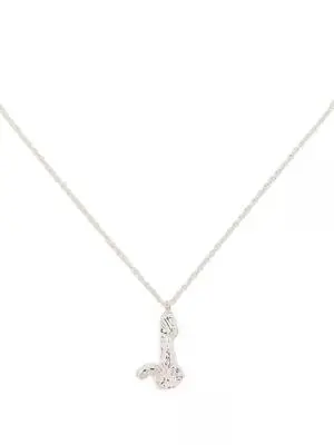 LOVENESS LEE J Alphabet Pendant Necklace - Silver