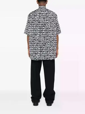 Vetements Logo-print Cotton Shirt