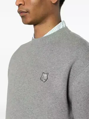 Maison Kitsuné Bold Fox Head Cotton Sweatshirt
