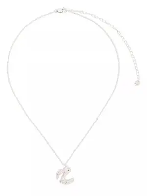 LOVENESS LEE Alphabet Pendant Necklace - Silver