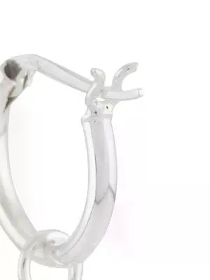TRUE ROCKS Sterling Shark Tooth Single Earring - Silver