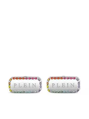 Philipp Plein Stainless Steel Earrings - Silver