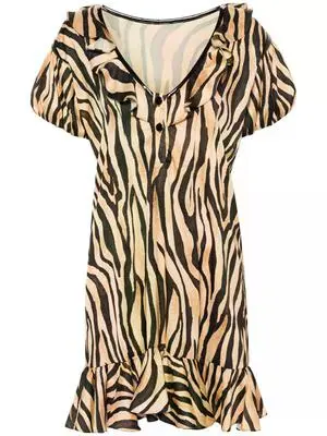 Zebra Print Day Dresses