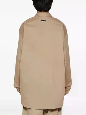 Fear Of God Logo-patch Zip-up Shirt Jacket