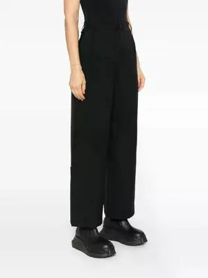 Y3 Wide-leg Trousers With Concealed Fly