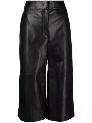 Goen.j High Waisted Cropped Trousers