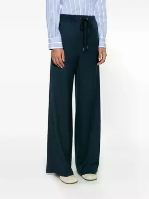 Paul Smith Wide-leg Wool Twill Trousers