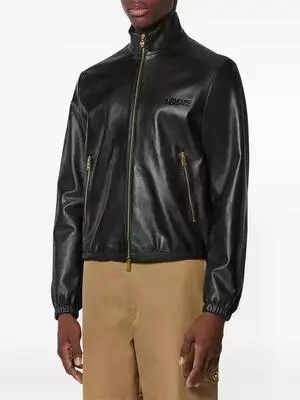 Versace Plongé Leather Jacket