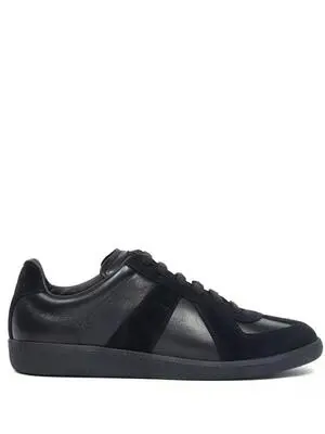 MAISON MARGIELA Replica Low-top Leather Sneakers - Black