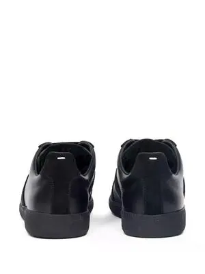 MAISON MARGIELA Replica Low-top Leather Sneakers - Black