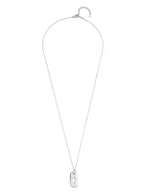 Mateo Sterling Razor Blade Pendant Necklace - Silver