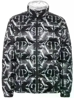 Philipp Plein Metallic Jackets For Men