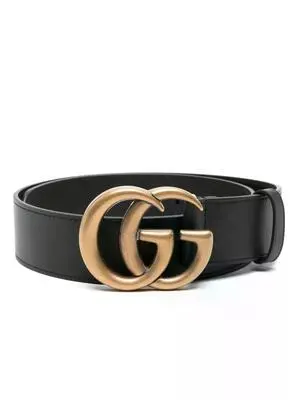 Gucci Gg Buckle Belt - Black