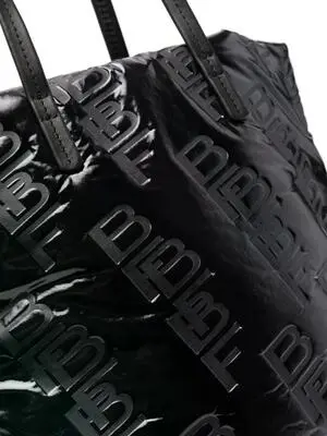 By Far Logo Embossed Tote Bag