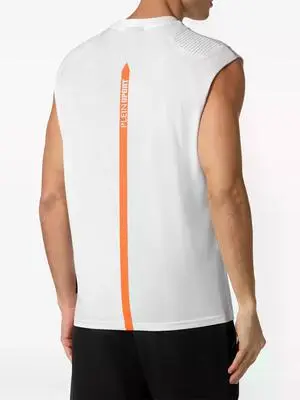 PLEIN SPORT Logo Patch Sleeveless T-shirt