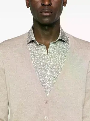 Giorgio Armani V-neck Wool Cardigan