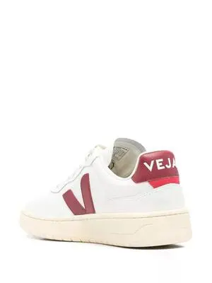 VEJA V-90 Calf Leather Sneakers - White