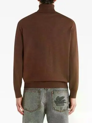 Etro Virgin Wool Roll Neck Jumper