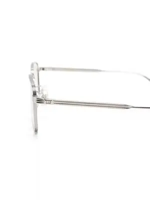 Dunhill Square Frame Eyeglasses - Silver