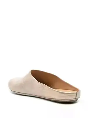 Marsèll Sfoglia Metallic Leather Mules