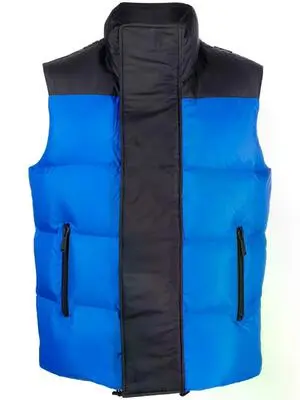 Dsquared2 Logo-print Duck Feather Gilet - Blue