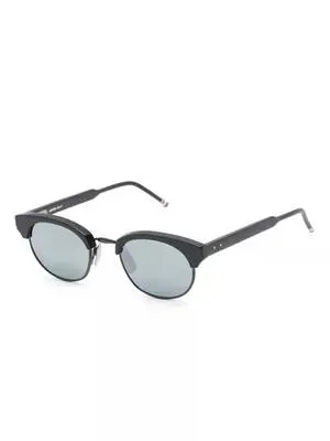 Thom Browne Round-frame Sunglasses - Black