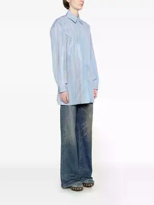 Etro Striped Shirt With Knot Detail