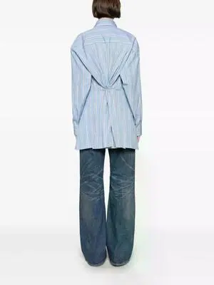 Etro Striped Shirt With Knot Detail