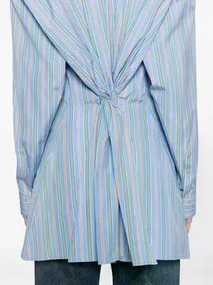 Etro Striped Shirt With Knot Detail