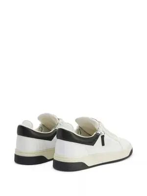 GIUSEPPE ZANOTTI Gz94 Double-zip Low-top Sneakers - White