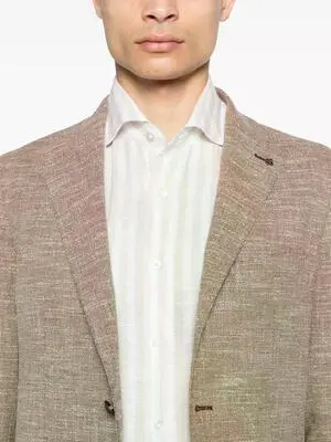 DELL'OGLIO Striped Linen Shirt
