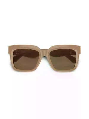 Burberry Monogram Plaque Wayfarer Sunglasses
