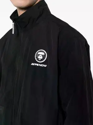 AAPE BY *A BATHING APE Logo-appliqué Zip-up Jacket