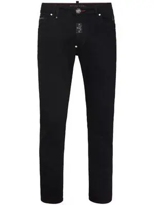 Philipp Plein Logo Plaque Skinny Jeans