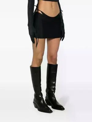 VTMNTS Crystal Embellished Mini Skirt