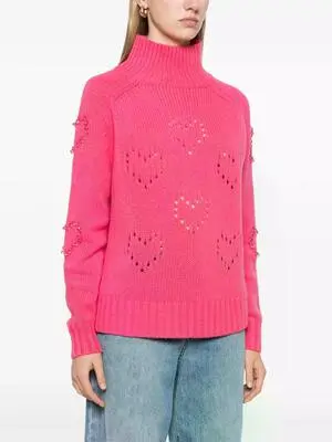MC2 SAINT BARTH Meghan Sweater With Heart Motif
