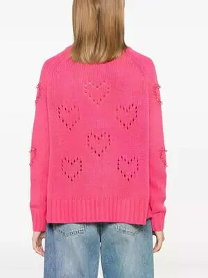 MC2 SAINT BARTH Meghan Sweater With Heart Motif