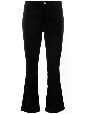 Paige Mid-rise Flared Jeans