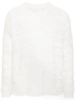 SUNFLOWER Repair Purl Knit Crew Neck Jumper