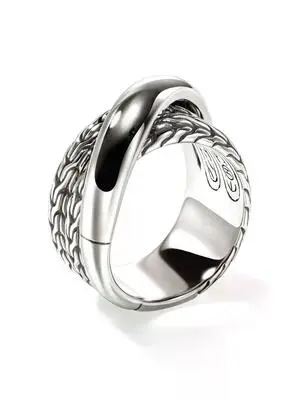 John Hardy Sterling Crossover Ring