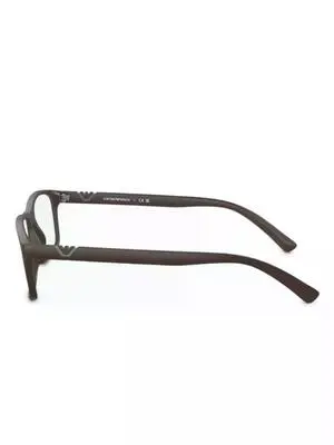 Emporio Armani Rectangle Frame Glasses
