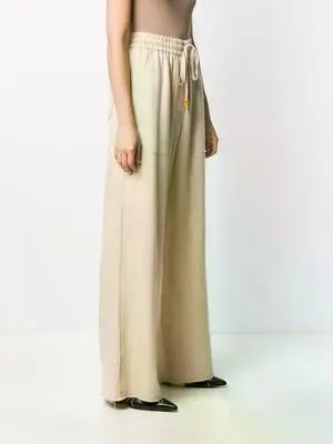 Nanushka Kaissan Track Trousers Wide Leg Alpaca Wool
