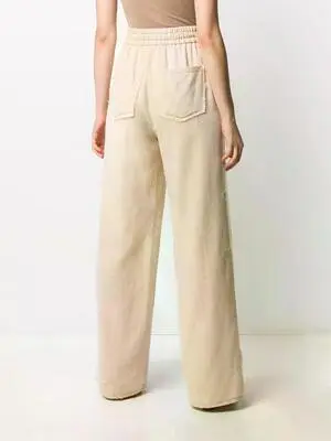Nanushka Kaissan Track Trousers Wide Leg Alpaca Wool