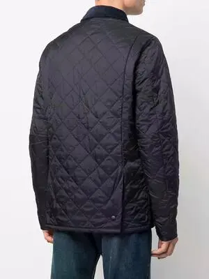 Barbour Liddesdale Diamond Quilted Jacket - Blue