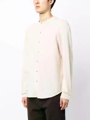 HOLZWEILER Henley-collar Button-down Shirt