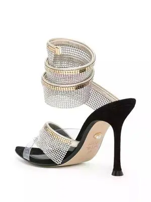 ALEVI MILANO 95mm Crystal Embellished Stiletto Sandals