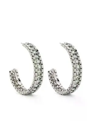 Rosantica Valley Hoop Earrings - Silver