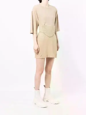 DION LEE Corset-detail Tunic Top