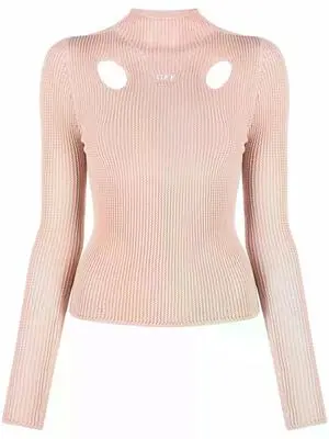 Off-White Meteor Cut-out Knit Top