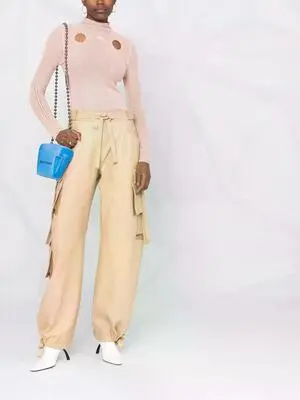 Off-White Meteor Cut-out Knit Top